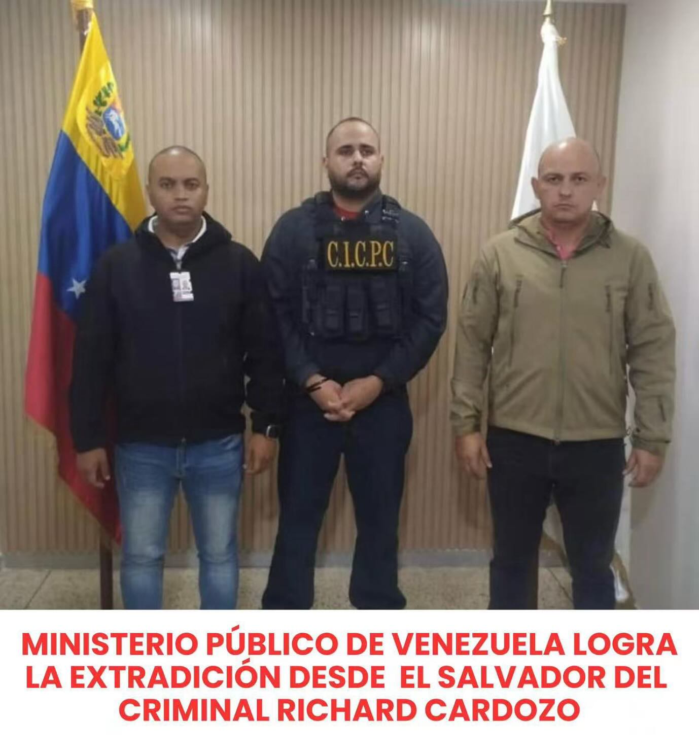 Quién es Richard Cardozo, el criminal venezolano extraditado desde El ...