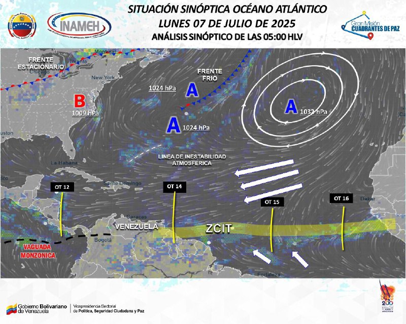 Lluvias a inicio de semana y polvo del Sahara: lo que le espera a Venezuela - Efecto Cocuyo