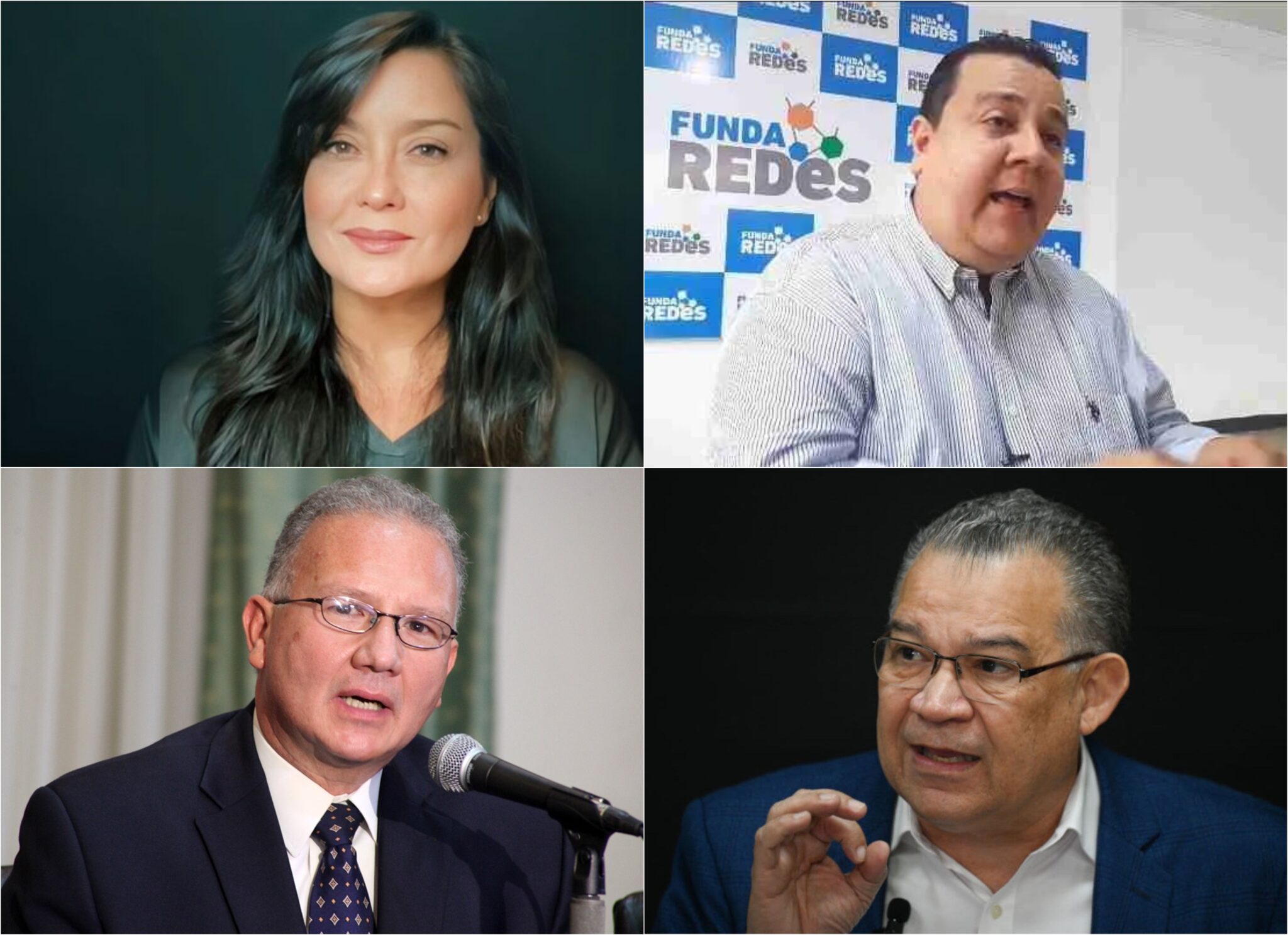 Rocío San Miguel, Javier Tarazona, Enrique Márquez y Perkins Rocha ...