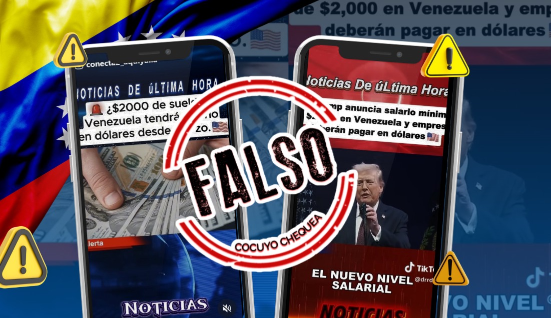 Trump no anunció salario mínimo en Venezuela de 2.000 dólares desde marzo